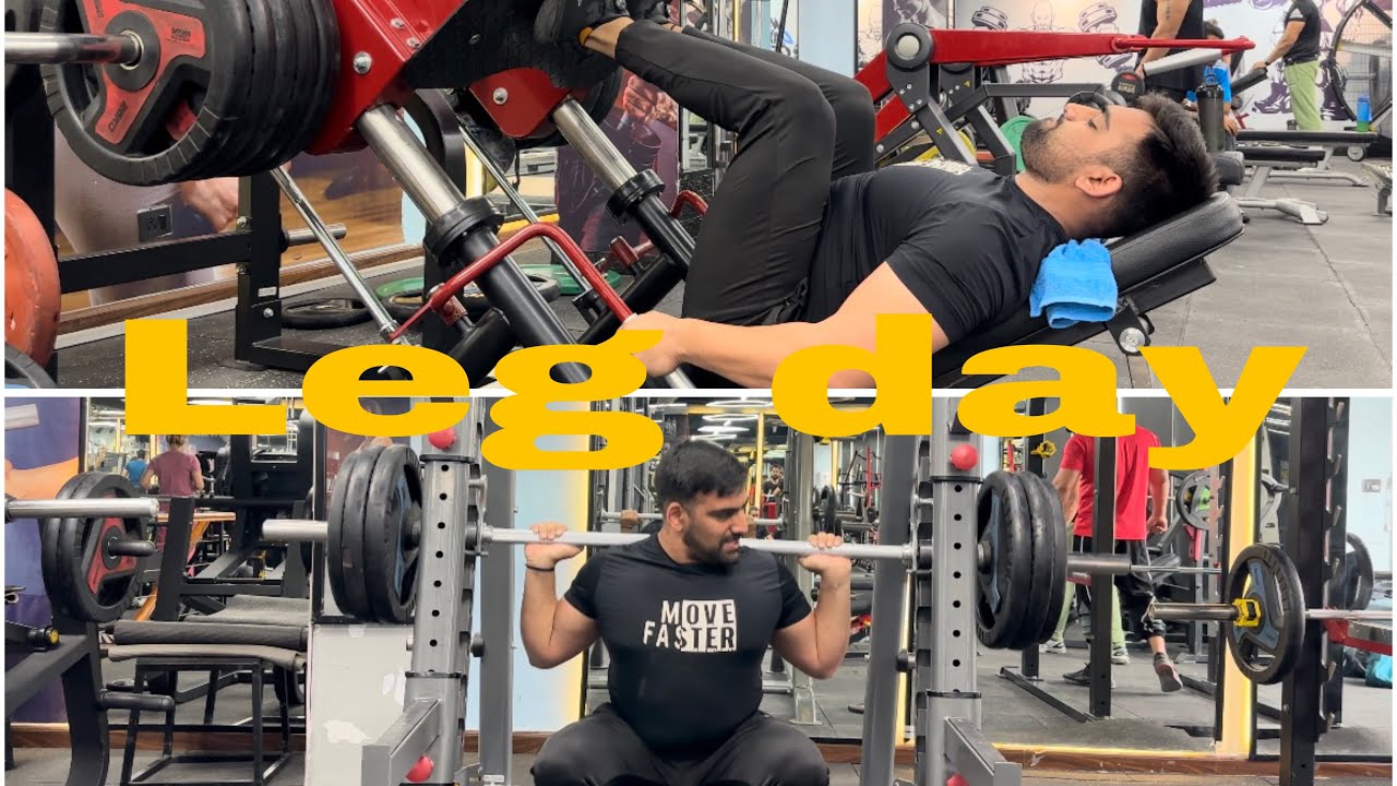 100 days transformation series day 7 leg day - YouTube