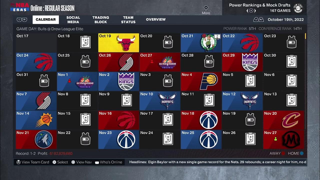 NBA 2k23 MyLeague Online with IRL Friends - YouTube