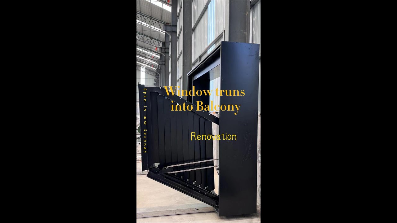 GZGY Retractable Balcony Window can be applied in renovations and new ...