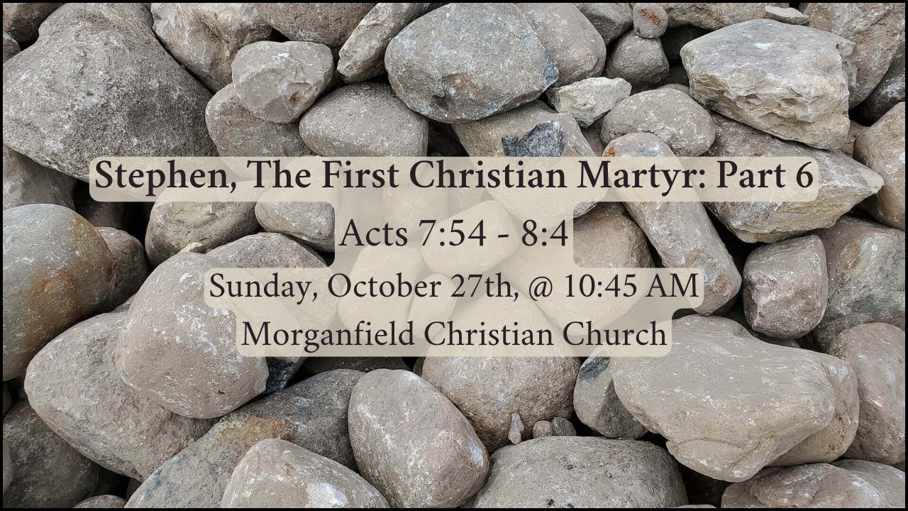 Book of Acts Sermon Series: Stephen, Part 6 - Sermon 27 - Pastor ...