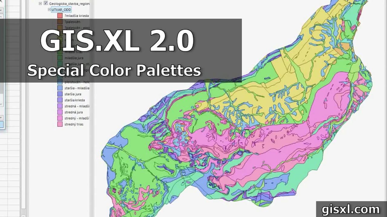 GIS.XL 2.0 - Color Palettes - YouTube