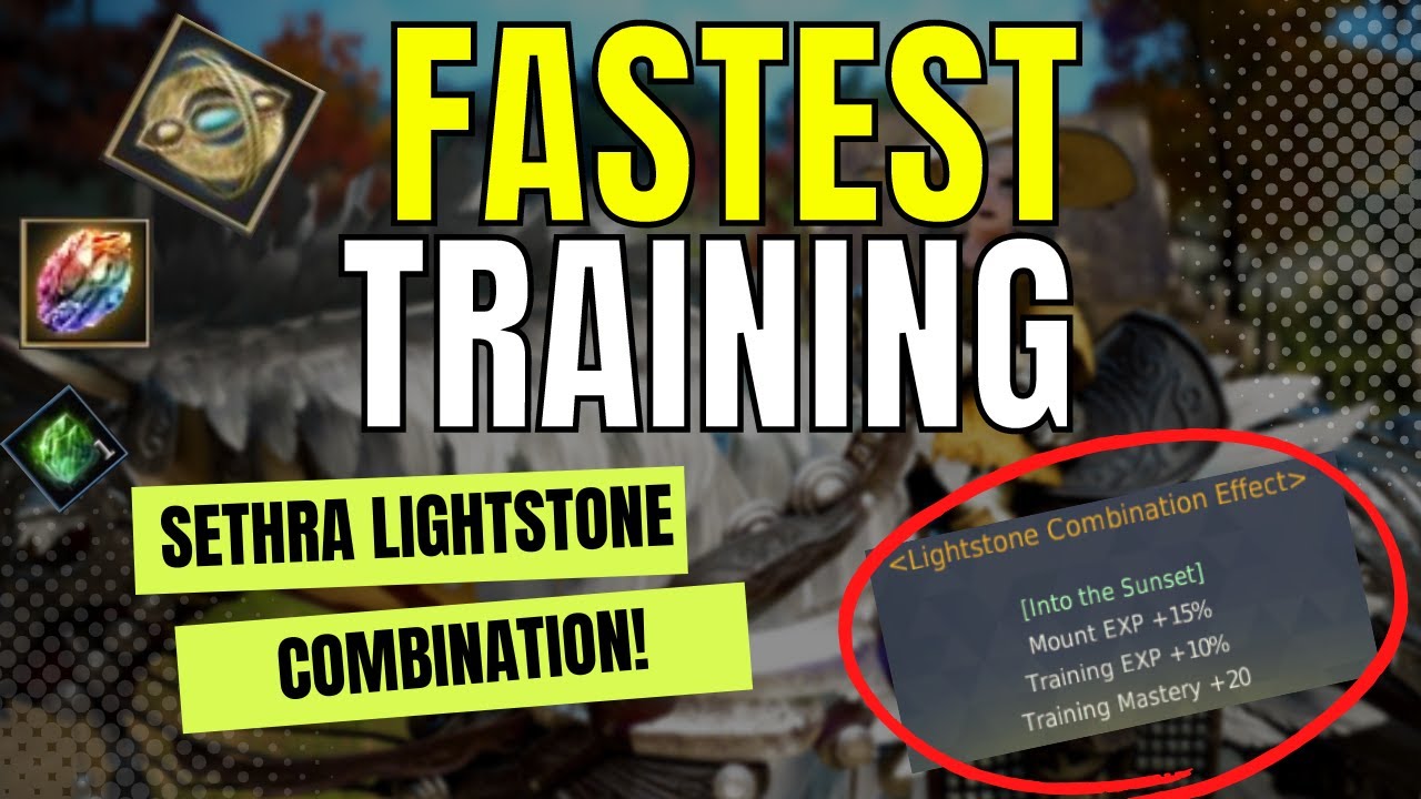 Into The Sunset Lightstone Combination For Black Desert Online - YouTube