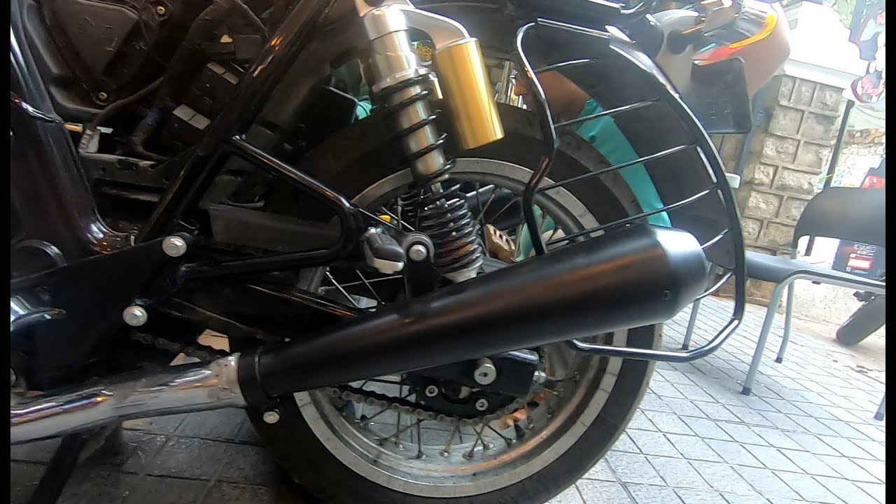 TEC exhaust for Interceptor 650 installation! - YouTube