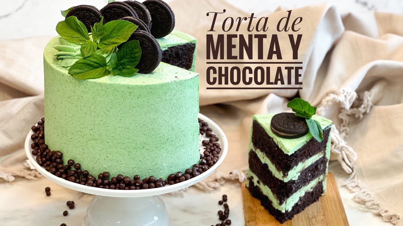 TORTA DE CHOCOLATE Y MENTA súper húmeda y esponjosa - YouTube