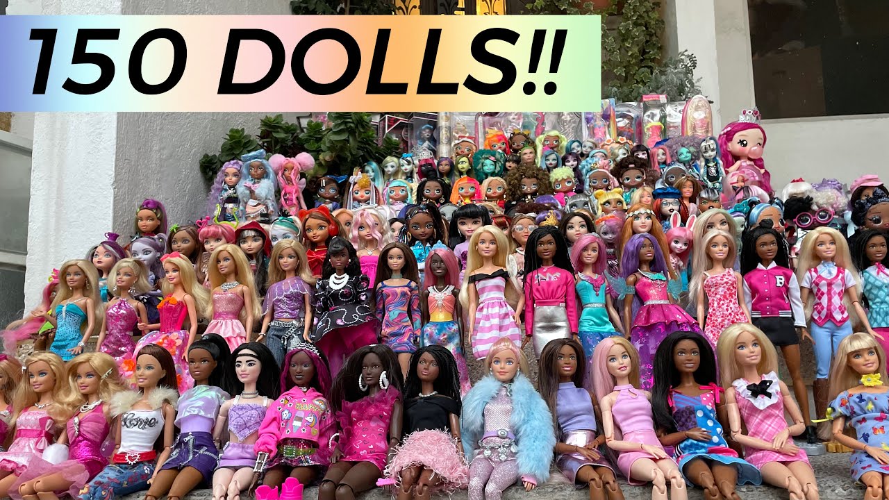 MY COMPLETE DOLL COLLECTION !!! HELLO, 2025 !!! 🍾🥳🥂🍸🍇 - YouTube