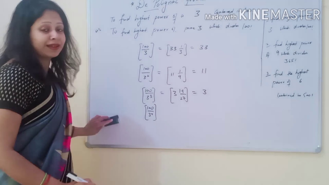 De Polignac's formula. - YouTube