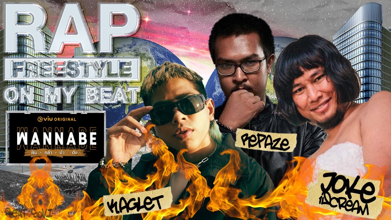 REPAZE x K.AGLET x JOKE ISCREAM #RAPfreestyleonmybeat - YouTube