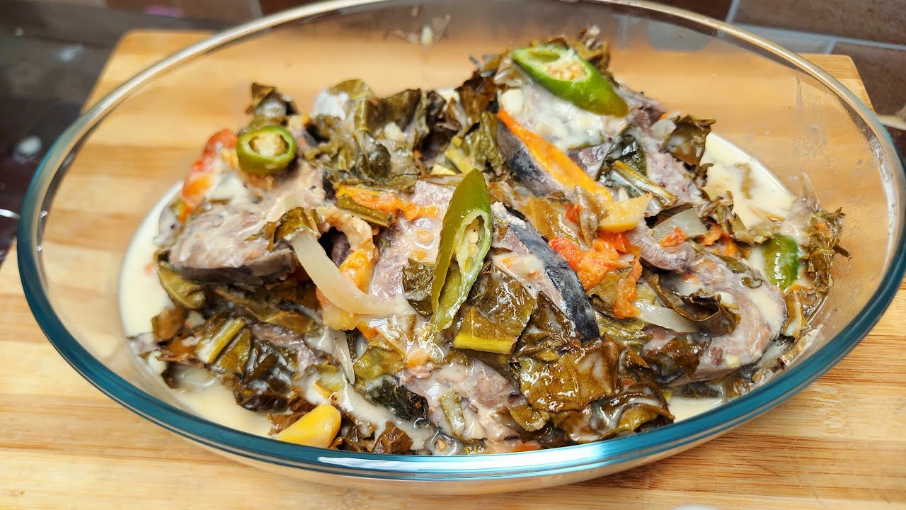 Ginataang Lubi Lubi with Tambakul na Isda | Super sarap! - YouTube