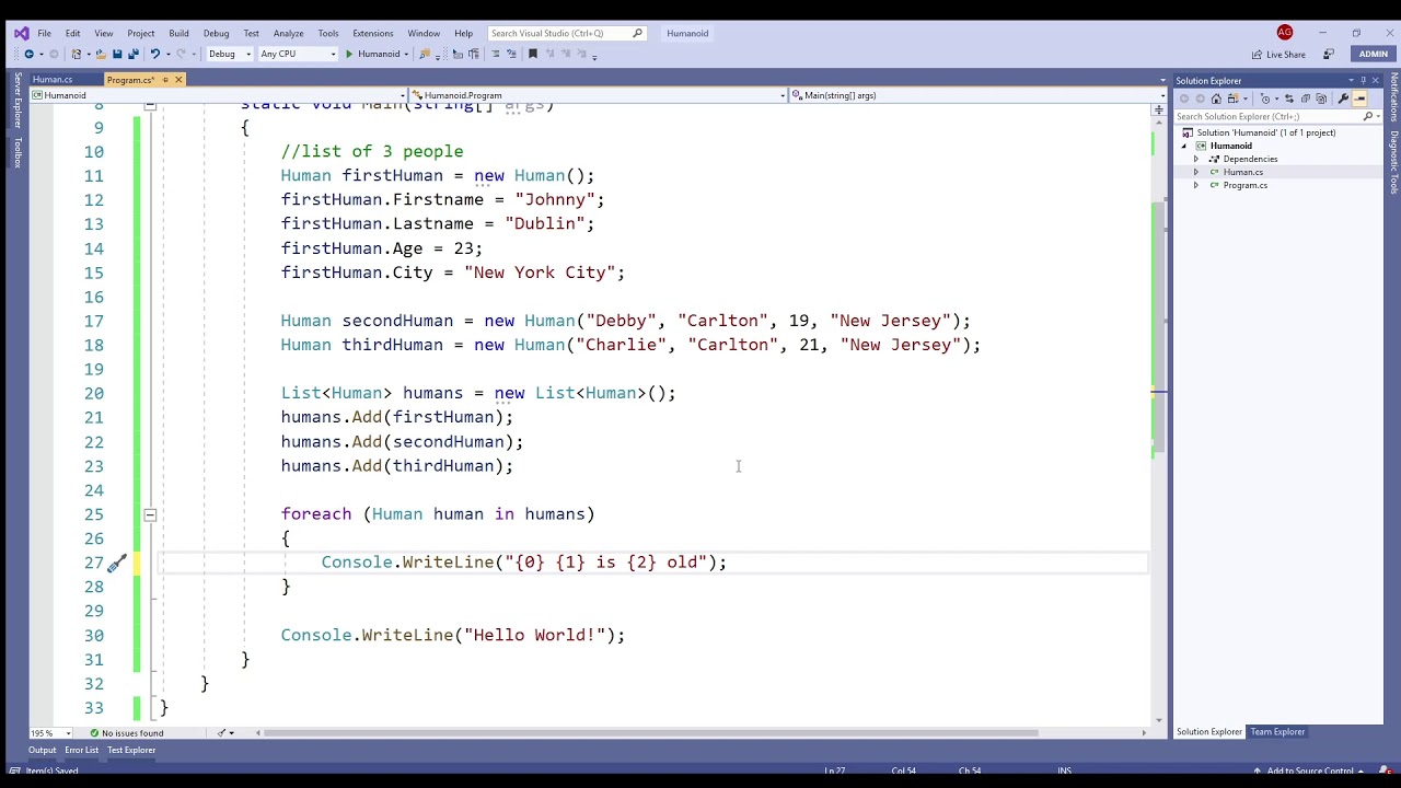 C For And Foreach Loops 1 Youtube