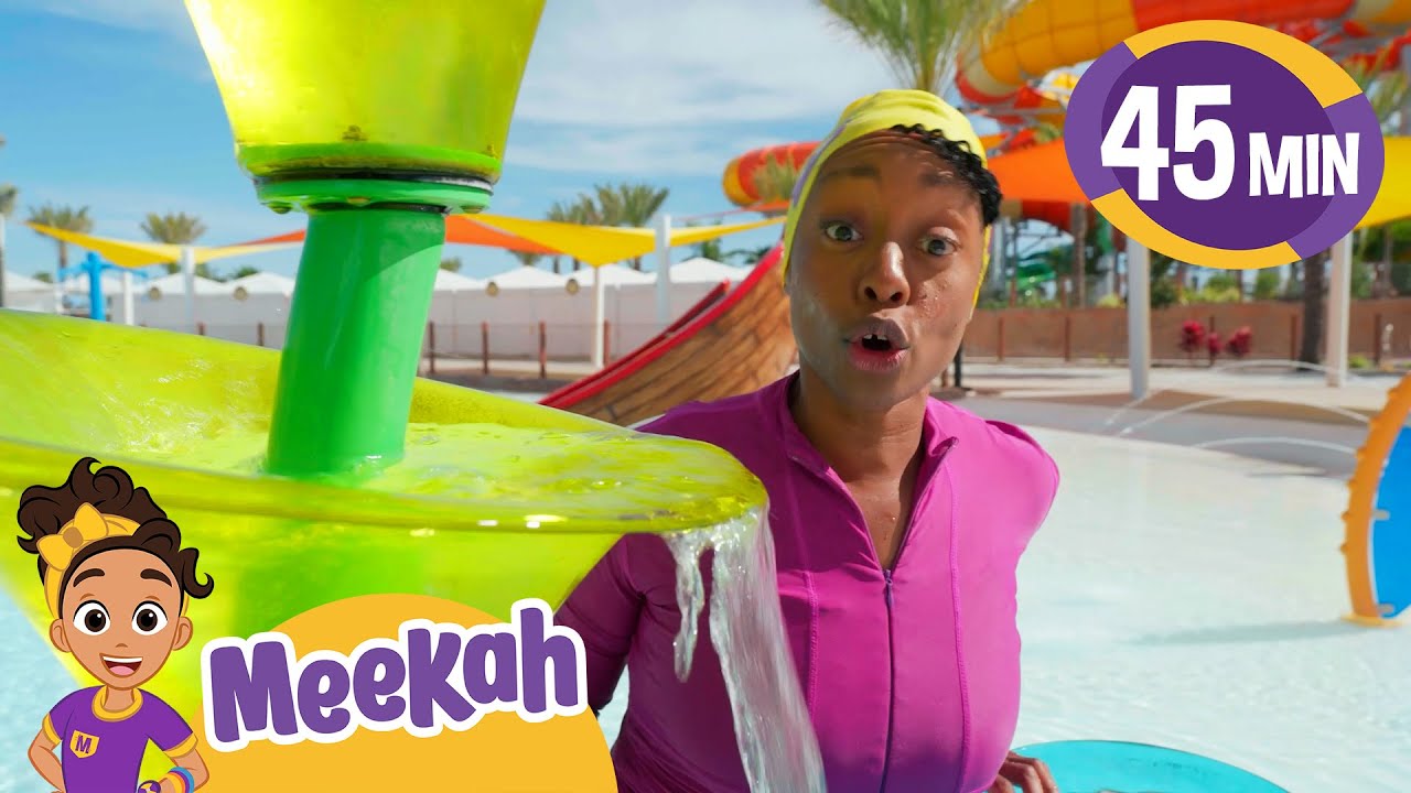 Meekah Plays with Water at the Waterpark! | Meekah Education Cartoons ...