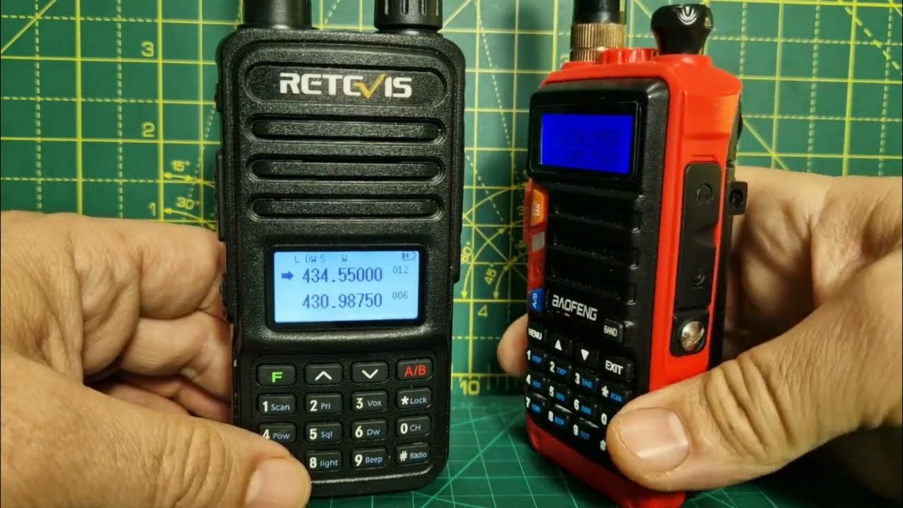 RETEVIS RT85 - BAOFENG UV9T Side by Side - YouTube