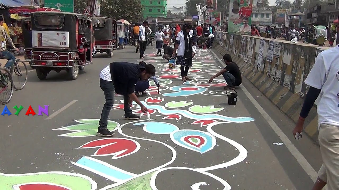 Amazing Street art - Rood Alpona - YouTube