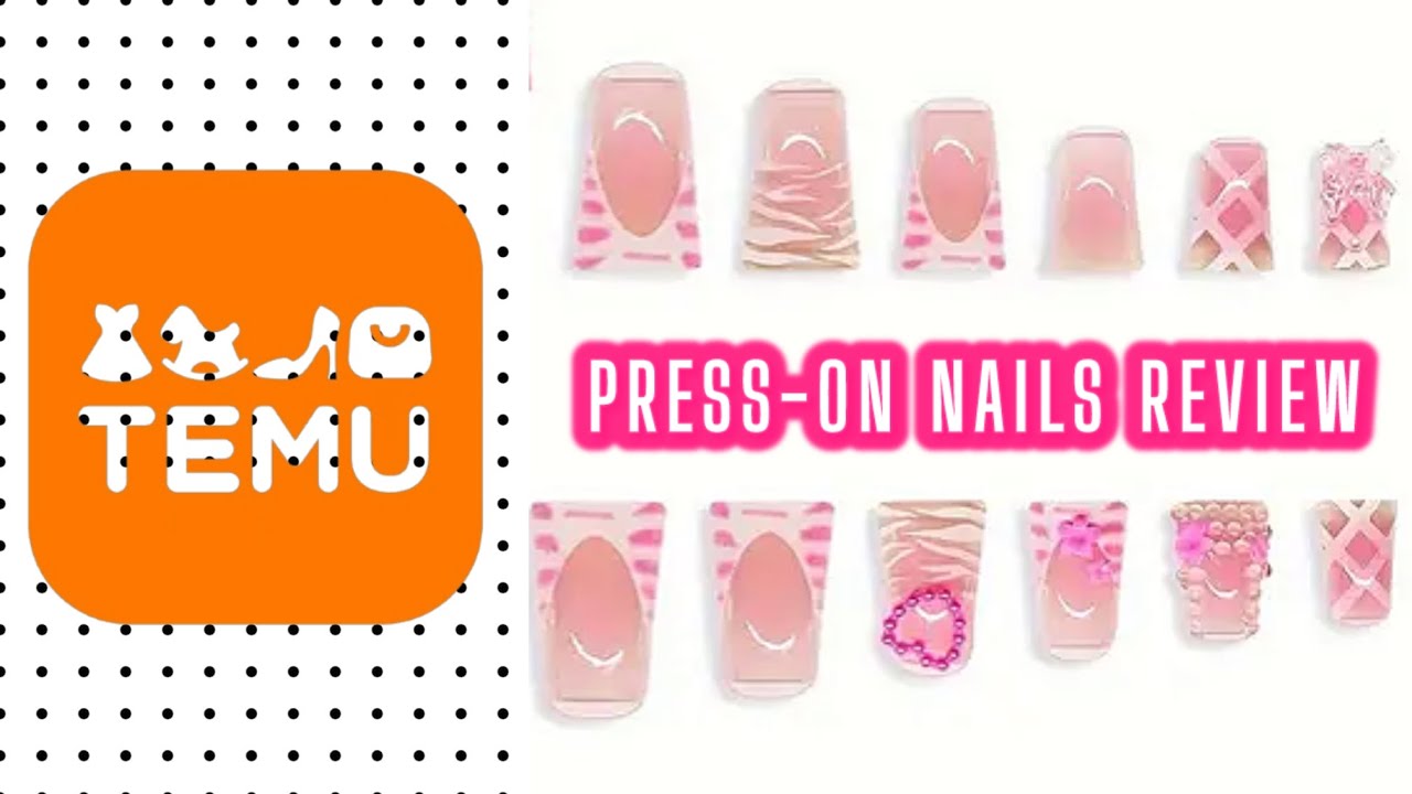 TEMU - PRESS ON NAILS REVIEW “Beauty Nails” - YouTube
