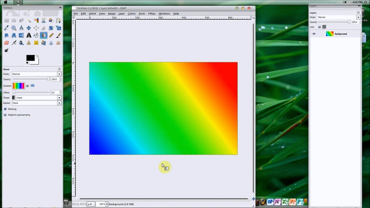 Creating And Using Gimp Custom Gradients Gimp Gradient 6369