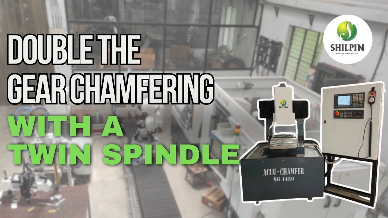 Innovative Twin-spindle Machine for Gear and Sprocket Chamfering! - YouTube