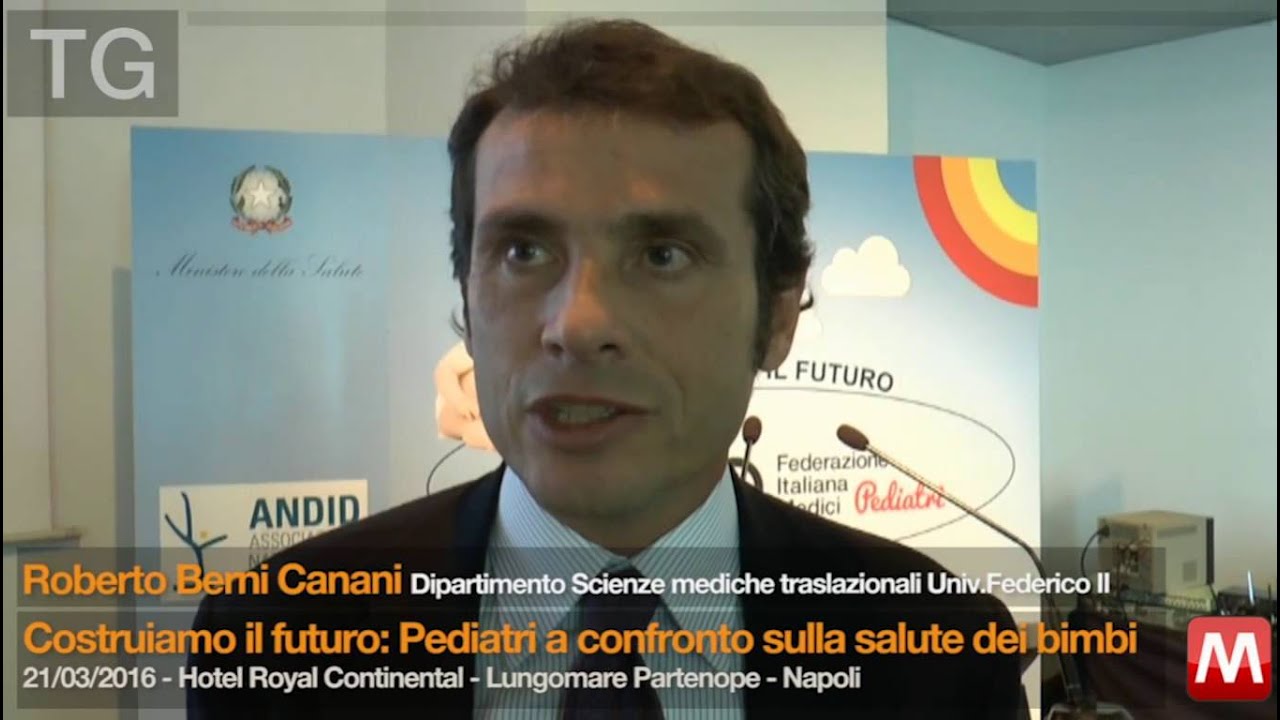 TG 21/03/2016 Roberto Berni Canani - YouTube