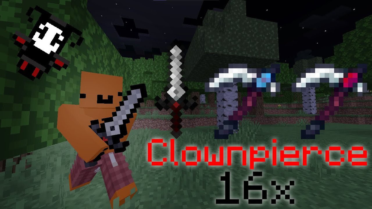 ClownPierce Texture Pack Revamp 16x by Smmoky | MCPE PVP TEXTURE PACK ...