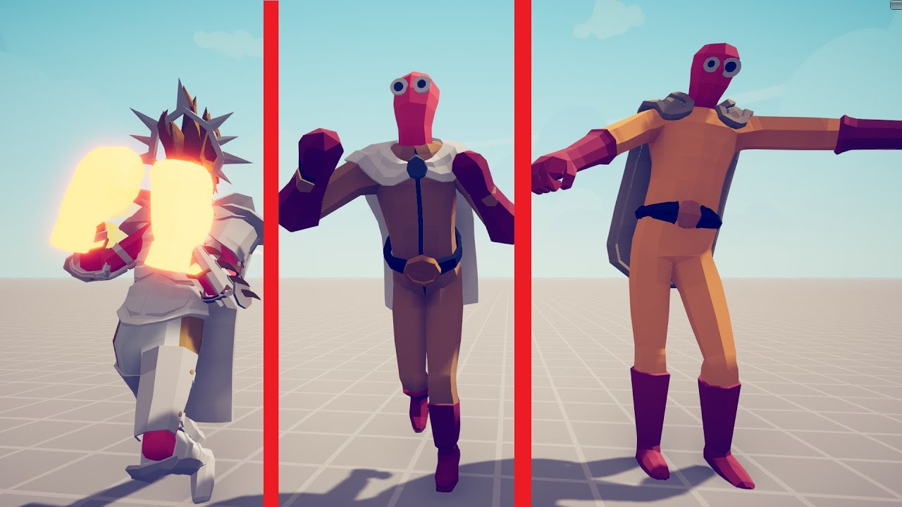 EVOLUTION of ONE PUNCH MAN Totally Accurate Battle Simulator #3 - YouTube
