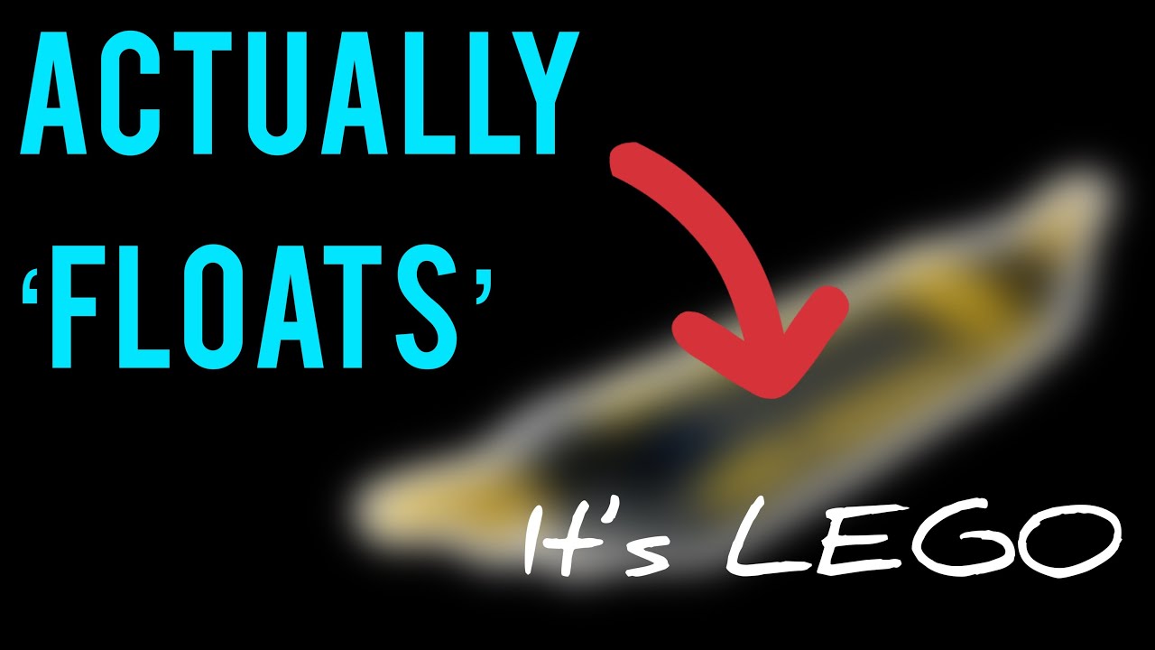 This LEGO Boat Can Actually FLOAT In Water | Lego Domain - YouTube