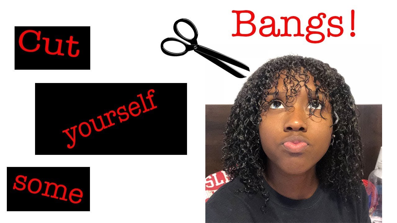 DIY Bangs (Getting Rid of Heat Damage) - YouTube