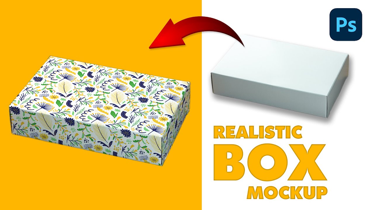 How to Create a Realistic Box Mockup in Adobe Photoshop With the Use of ...