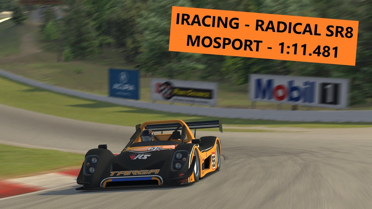 iRacing - Radical SR8 - Mosport – 1:11.481 - Targa Simracing - YouTube
