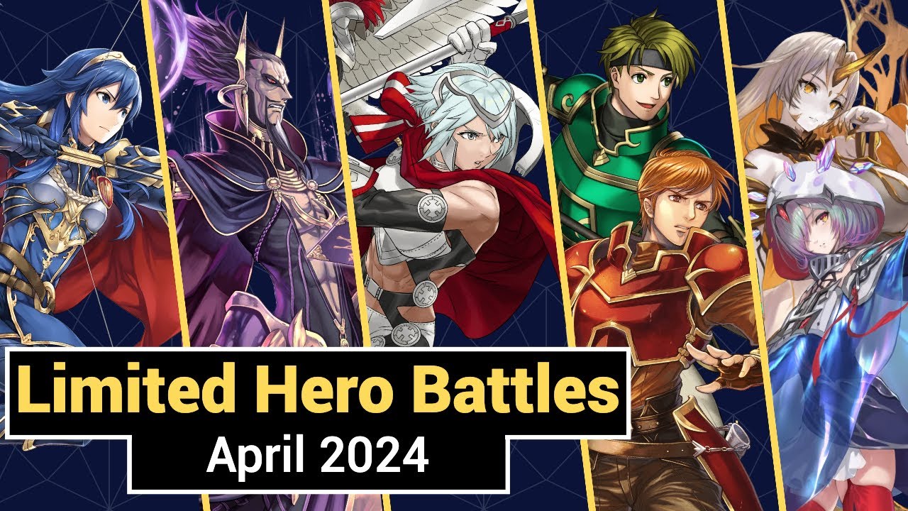 [FEH] April 2024 Limited Hero Battles! - YouTube