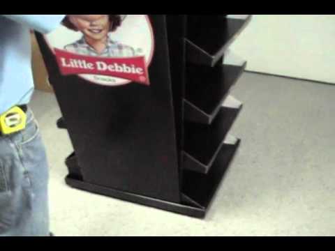 Little Debbie Display Setup Part 3 - YouTube