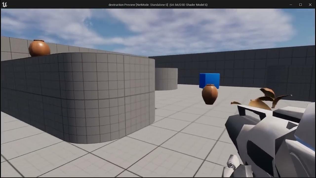 Houdini pre-backed fracture to unreal engine | Optimized fracture ...