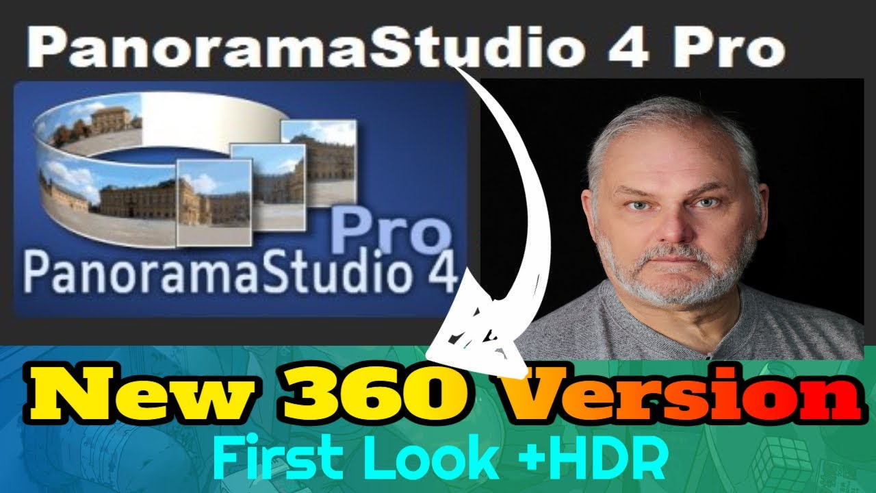 PanoramaStudio Pro 4 New Version insert 360 logo image over tripod and ...