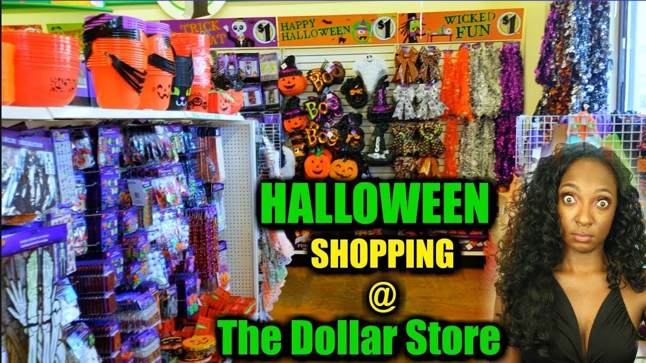 Shopping for Halloween Costumes & Treats at the Dollar Store 2018 ...