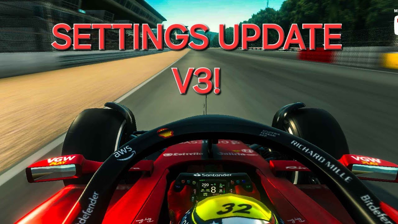 My Monoposto 2024 Settings: Car Power, Driving Skills, Race ...