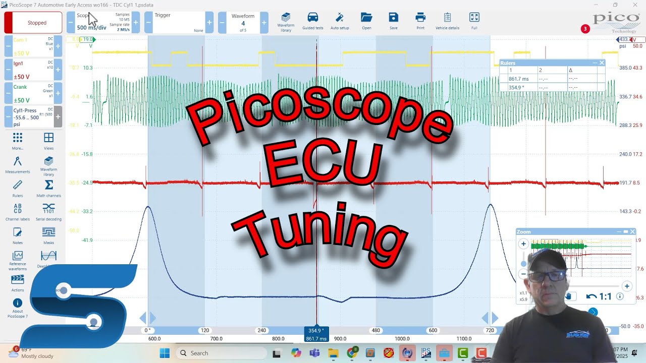 Using a Picoscope to find TDC - YouTube