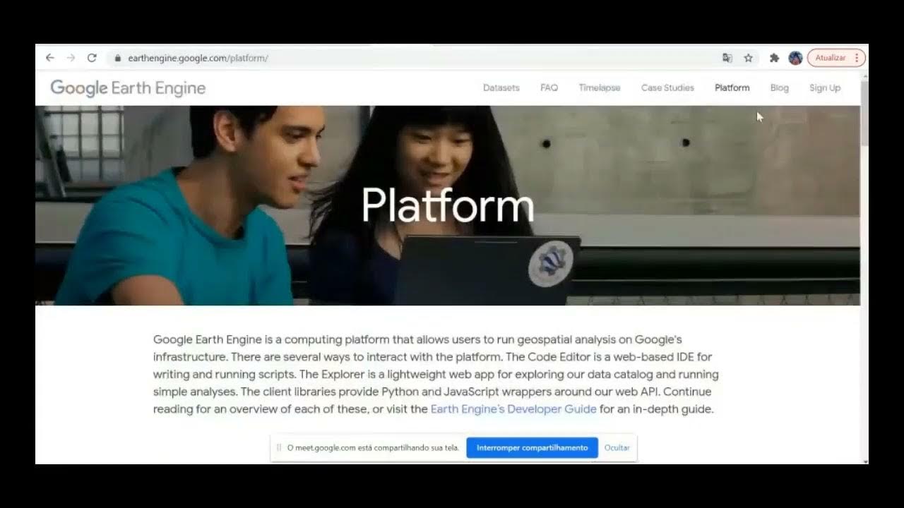 Introdução ao Code Editor do Google Earth Engine (GEE) - YouTube