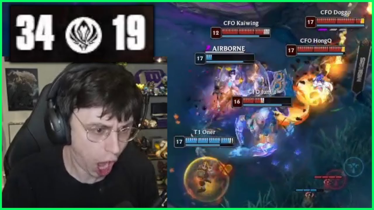 Caedrel Reacts To The Craziest Game Of MSI So Far (T1 VS CFO) - YouTube