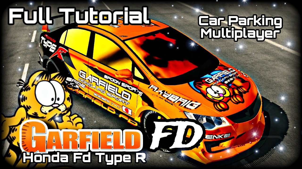 Car Parking Multiplayer | Garfield Fd | Honda Fd Type R Design | Full ...