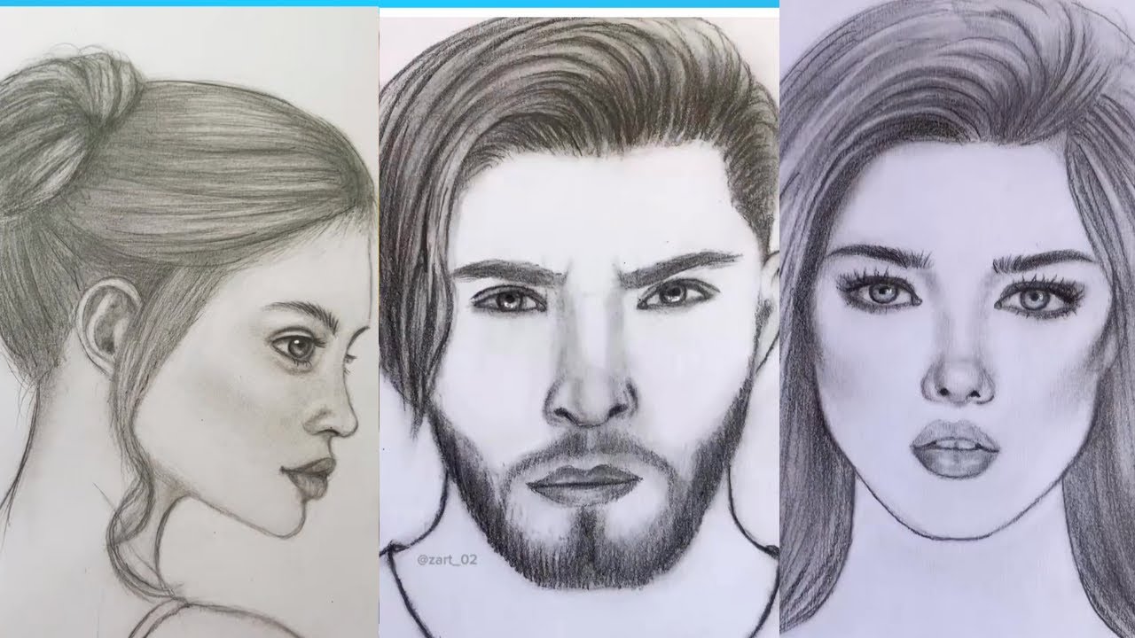 Sketching Ideas ,Drawing Techniques / Short videos - YouTube