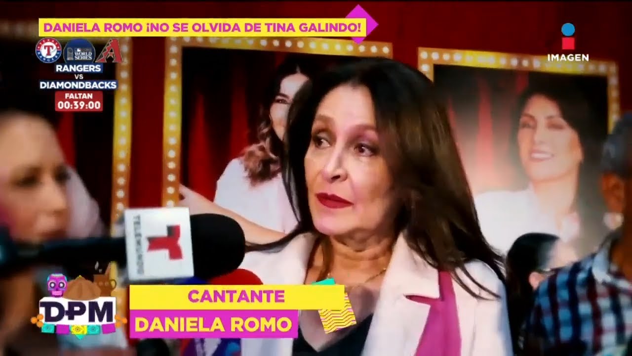 Daniela Romo RECUERDA con mucho cariño a Tina Galindo por apoyarla en su lucha contra el cáncer ...