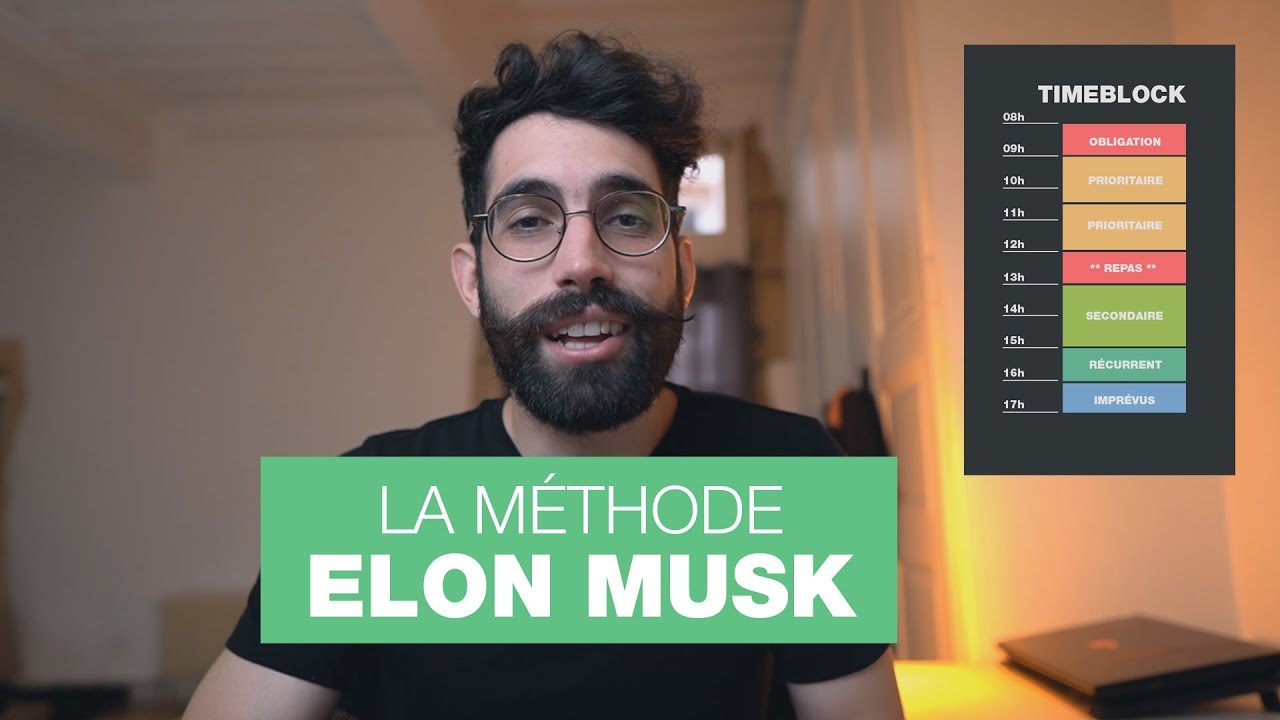 La technique du Time-Blocking pour gérer son temps comme Elon Musk ...