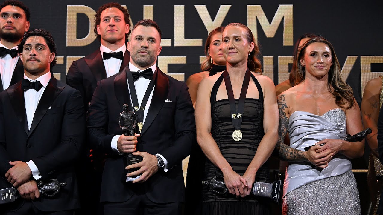 NRL Highlights | 2025 Dally M Medal | Team of the Year Announced - YouTube