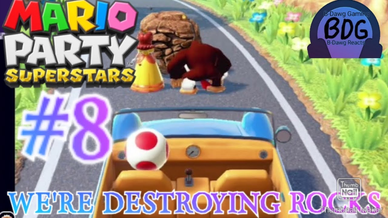 WE'RE DESTROYING ROCKS | Mario Party Superstars #8 - YouTube