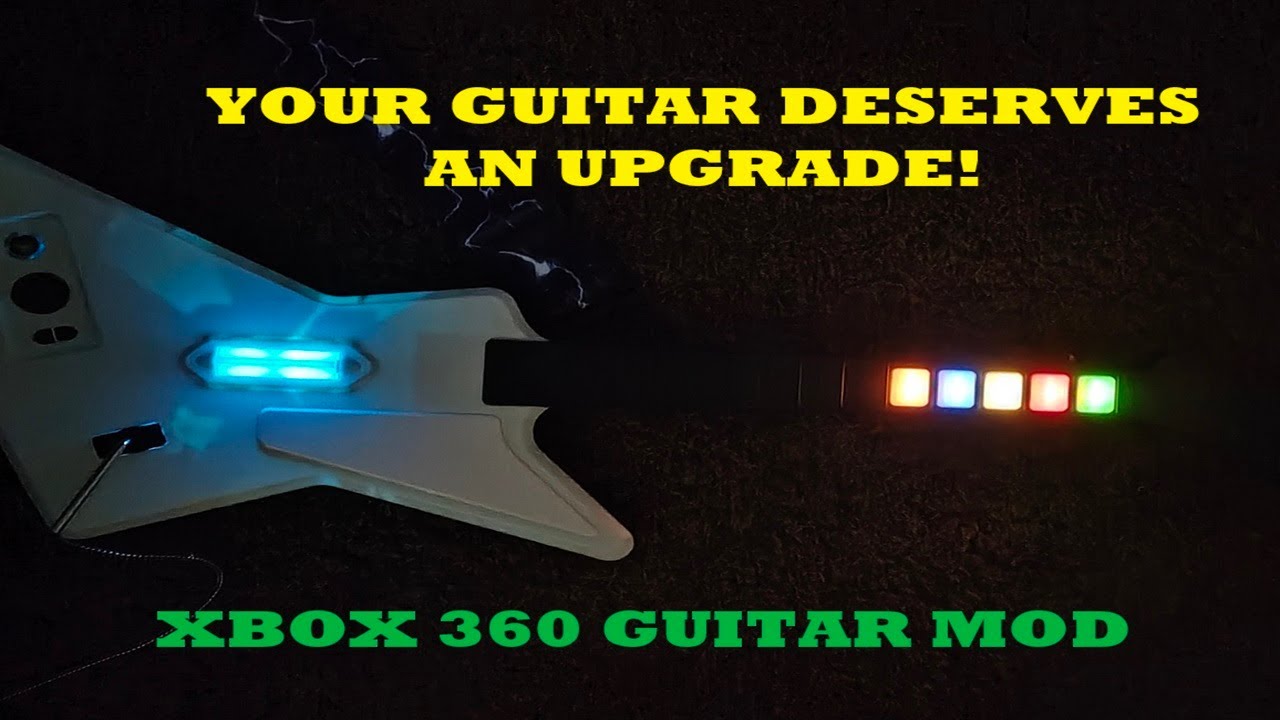 Guitar Hero Xplorer Guitar Upgrade - RetroCultMods Revival Kit - YouTube