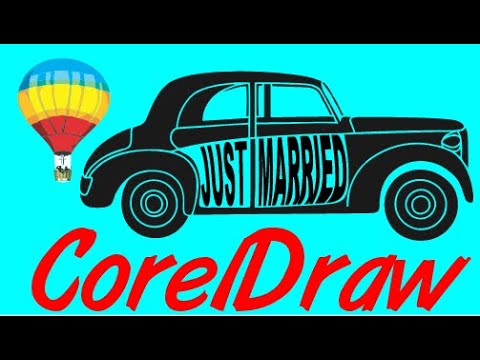 Corel Draw Tips & Tricks Put these words into the Doors of this car ...