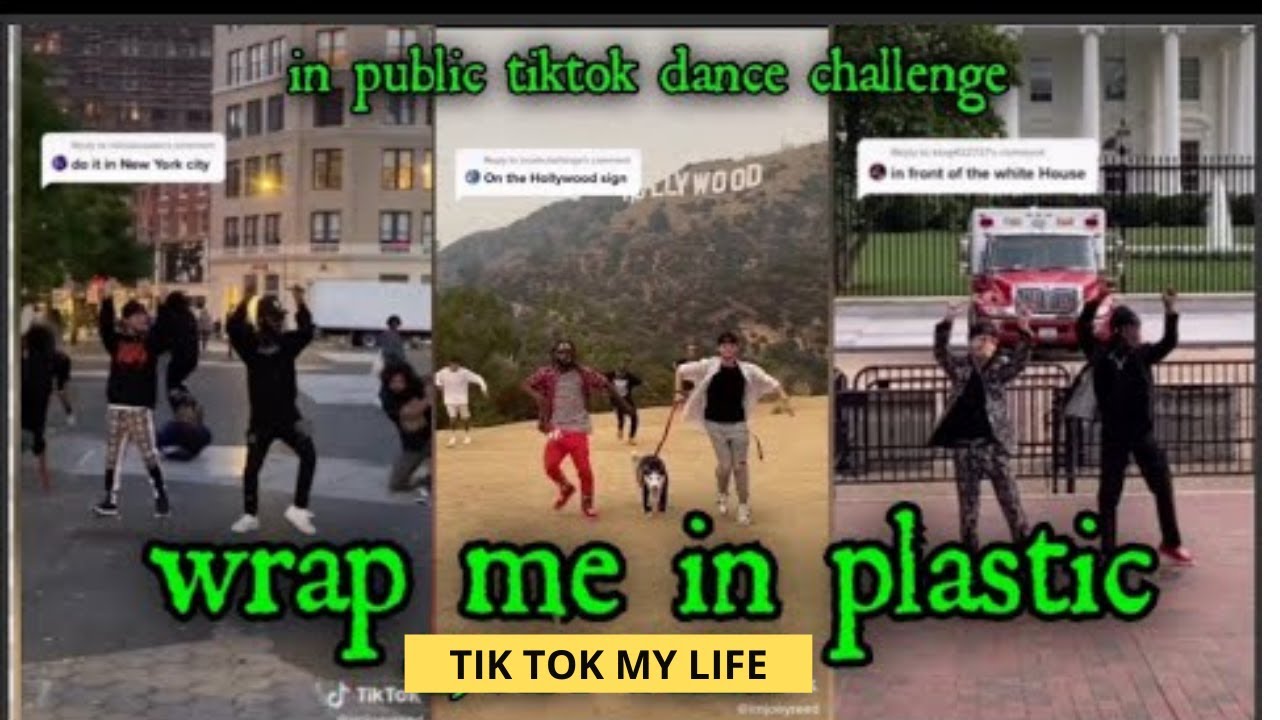WRAP ME IN PLASTIC TIK TOK DANCE COMPILATION - YouTube
