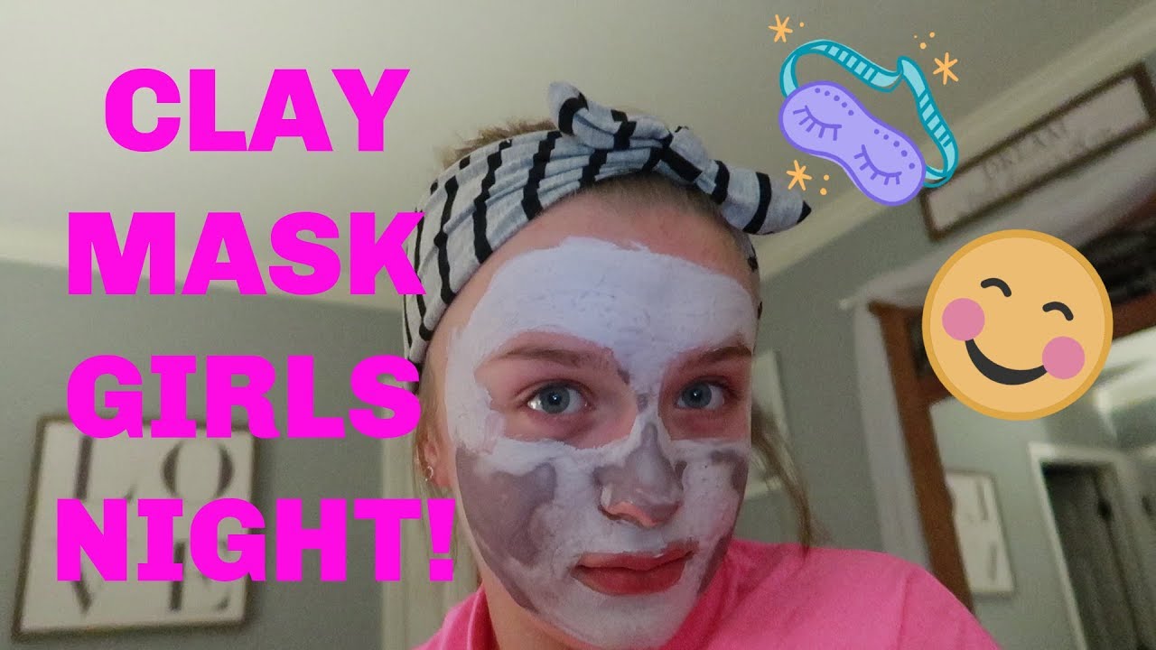 MOTHER/DAUGHTER CLAY MASK & SLUMBER PARTY! - YouTube