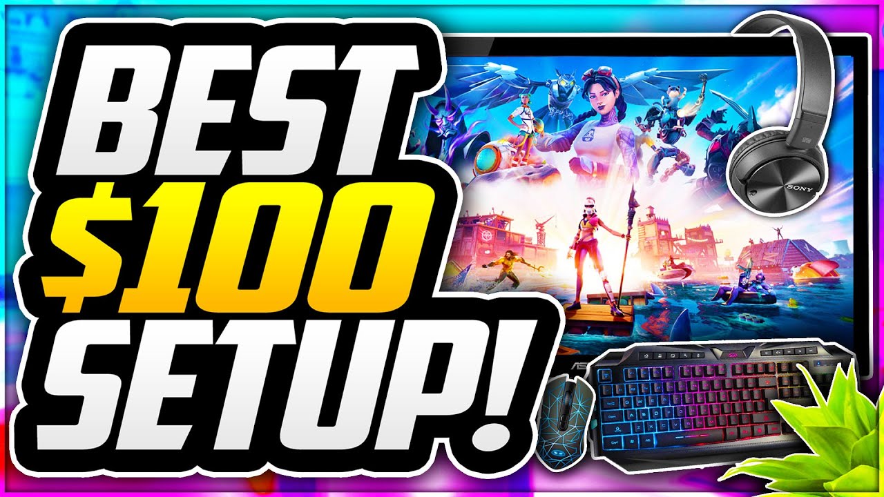 ULTIMATE $100 Budget Gaming Setup! 😱 BEST $100 BUDGET Setup For NEW ...
