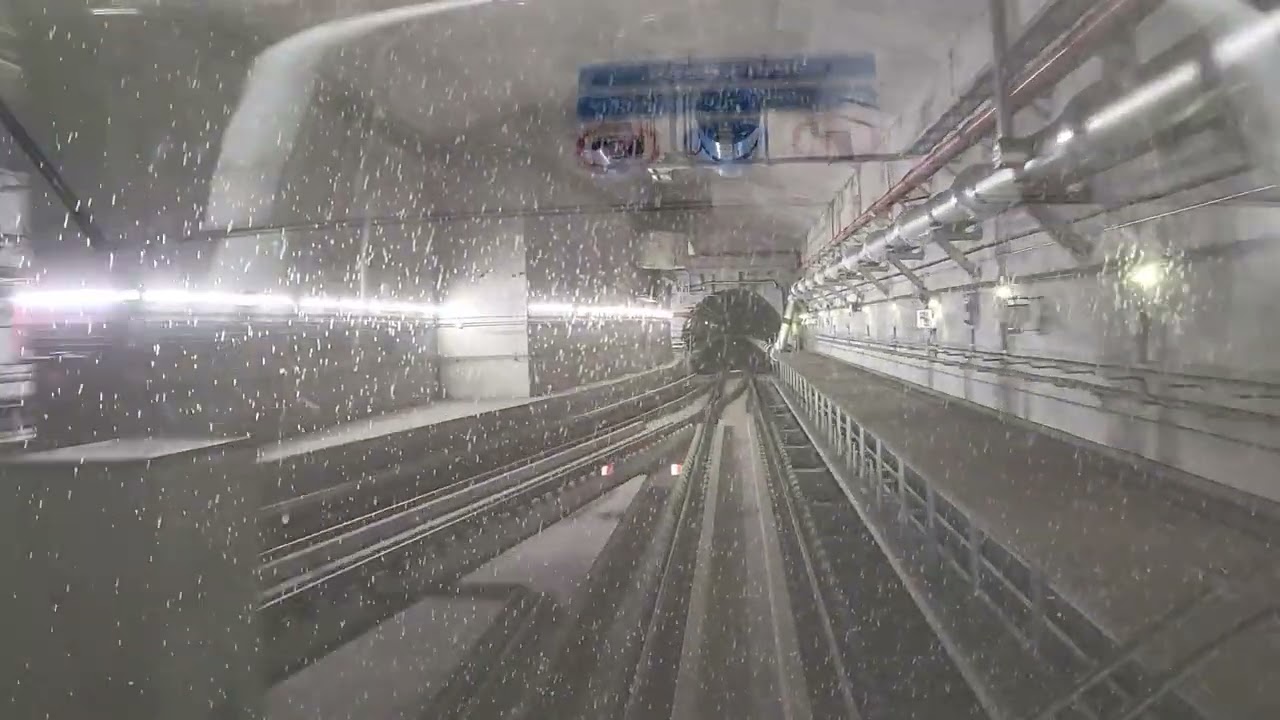 Doha Metro Red Line Train Ride From DECC to Msheireb (06-19-2022 ...