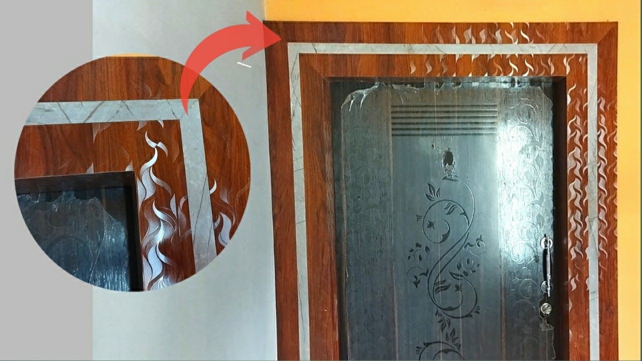 Door frame panelling design || play wood chokhat panelling sunmica ...
