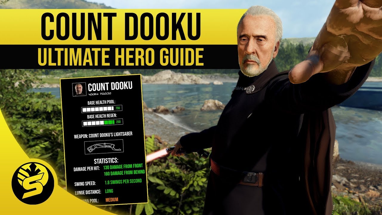 COUNT DOOKU - Ultimate Hero Guide (2019) - STAR WARS Battlefront 2 ...