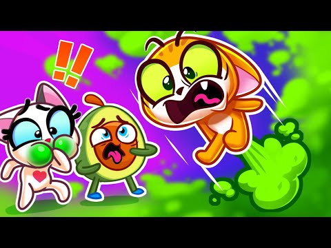 Why Do We Burp and Fart? 🤢💨 Learn Healthy Habits for Kids with Pit & Penny 🙀 Purr Purr Stories